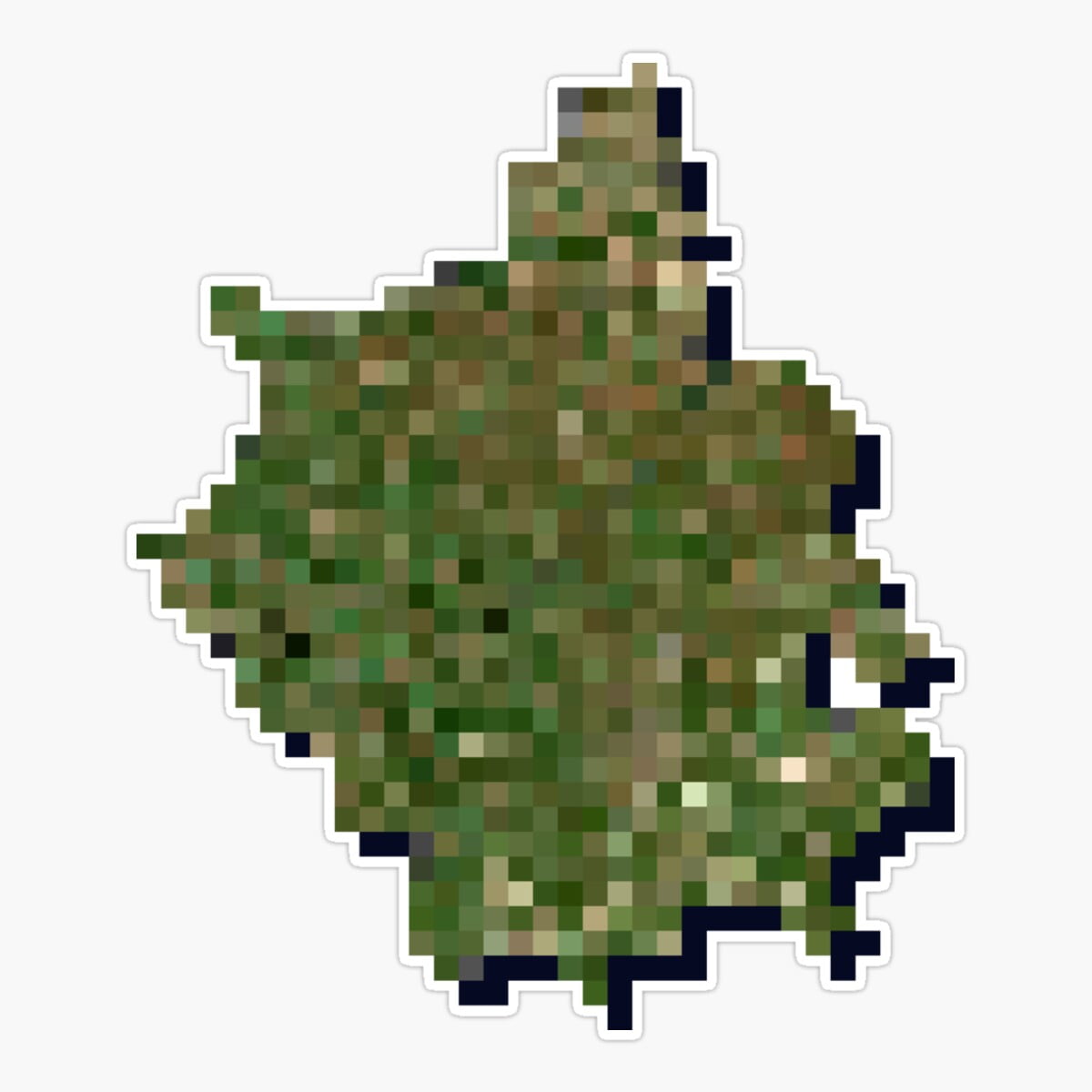 Maneki Pixel Cambridgeshire Sticker, Phone Decal Water Bottle Stickers ...