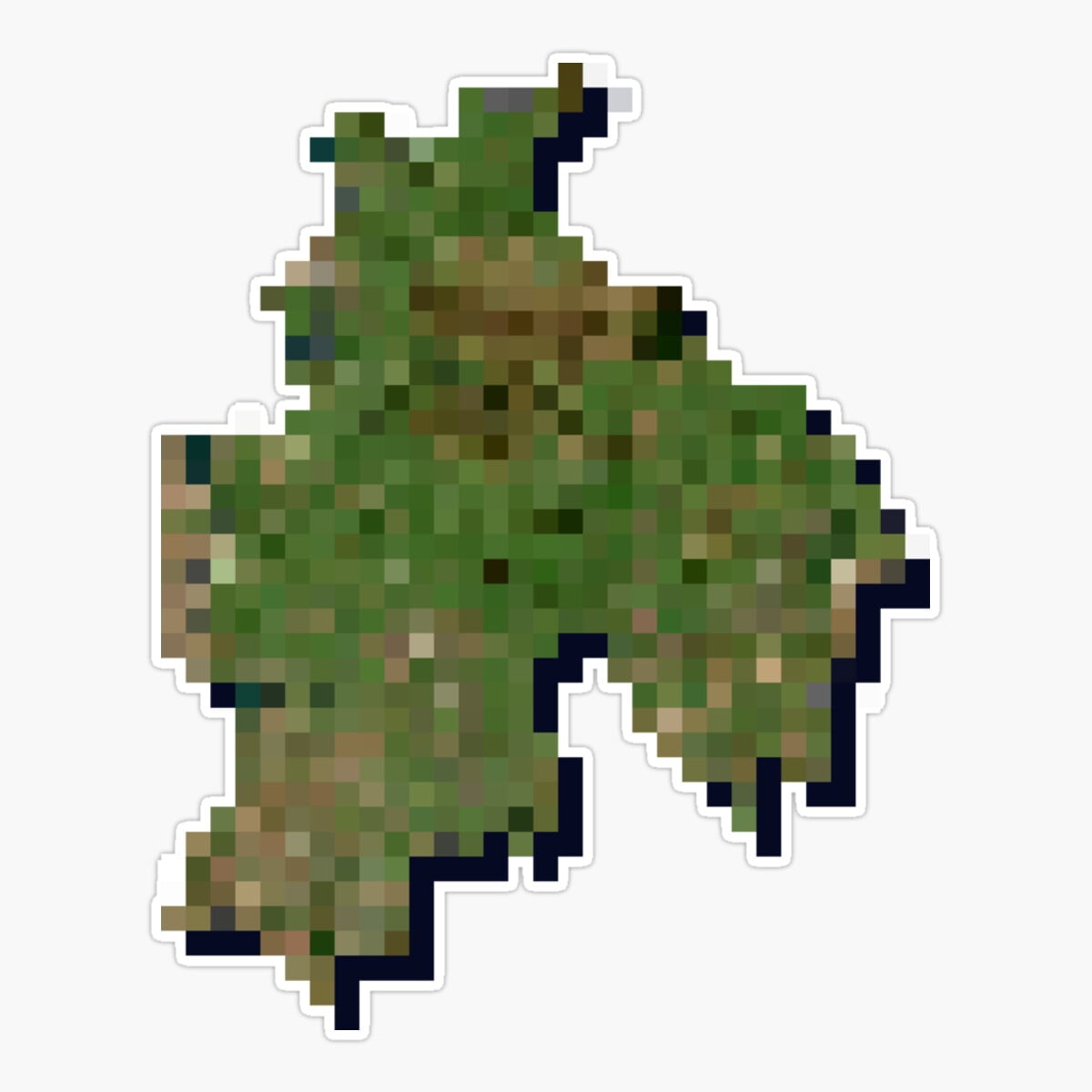 Maneki Pixel Lancashire Sticker, Phone Decal Water Bottle Stickers Car ...