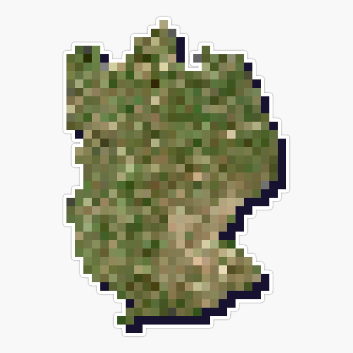 Maneki Pixel Lincolnshire Sticker, Phone Decal Water Bottle Stickers ...