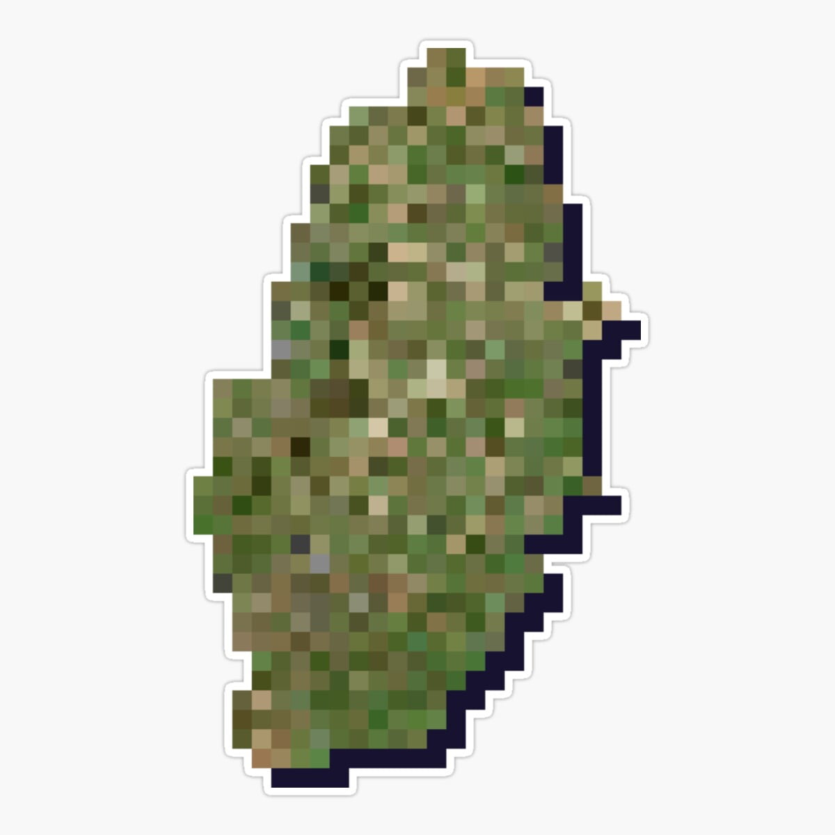 Maneki Pixel Nottinghamshire Sticker, Phone Decal Water Bottle Stickers ...