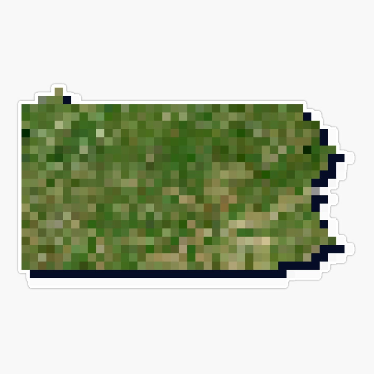 Maneki Pixel Pennsylvania Sticker, Phone Decal Water Bottle Stickers ...