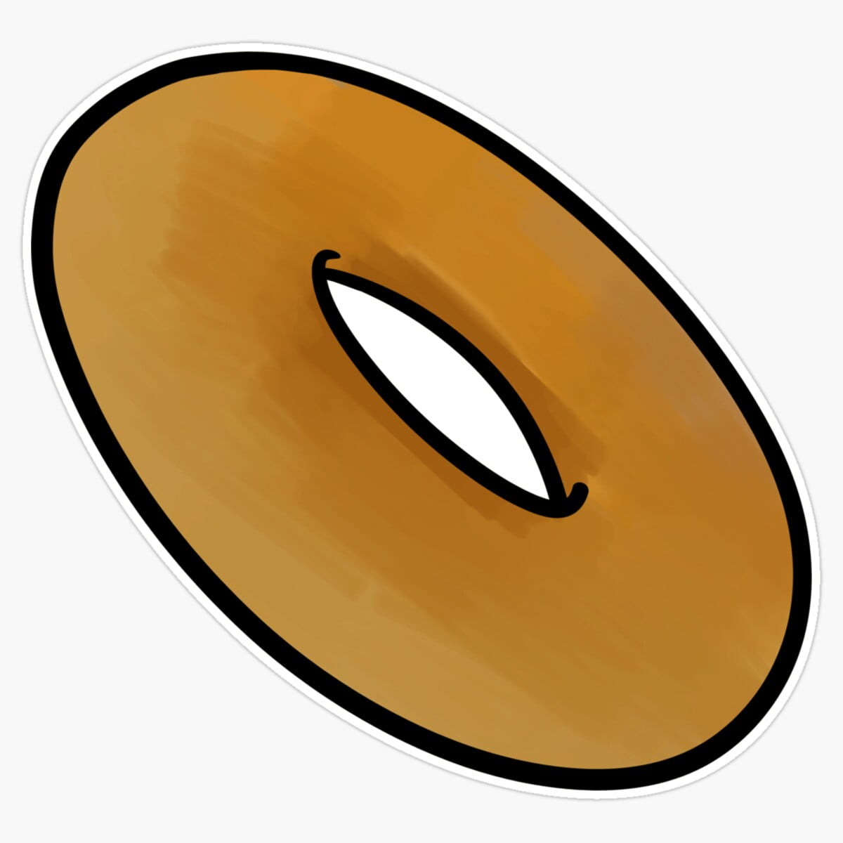 Maneki Plain Bagel Er, Phone Decal Water Bottle Stickers Car Decals ...