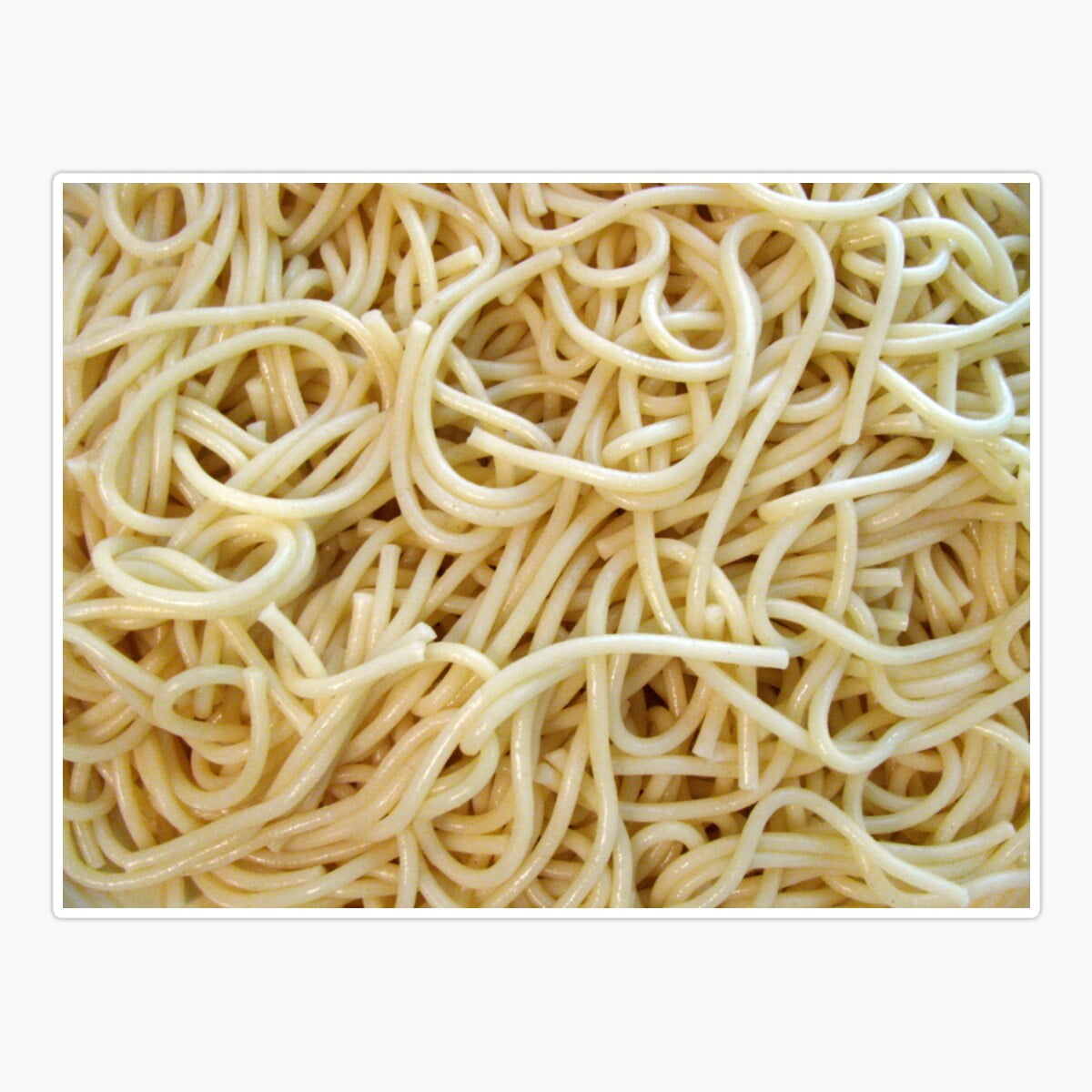 Maneki Plain Spaghetti Sticker, Phone Decal Water Bottle Stickers Car ...