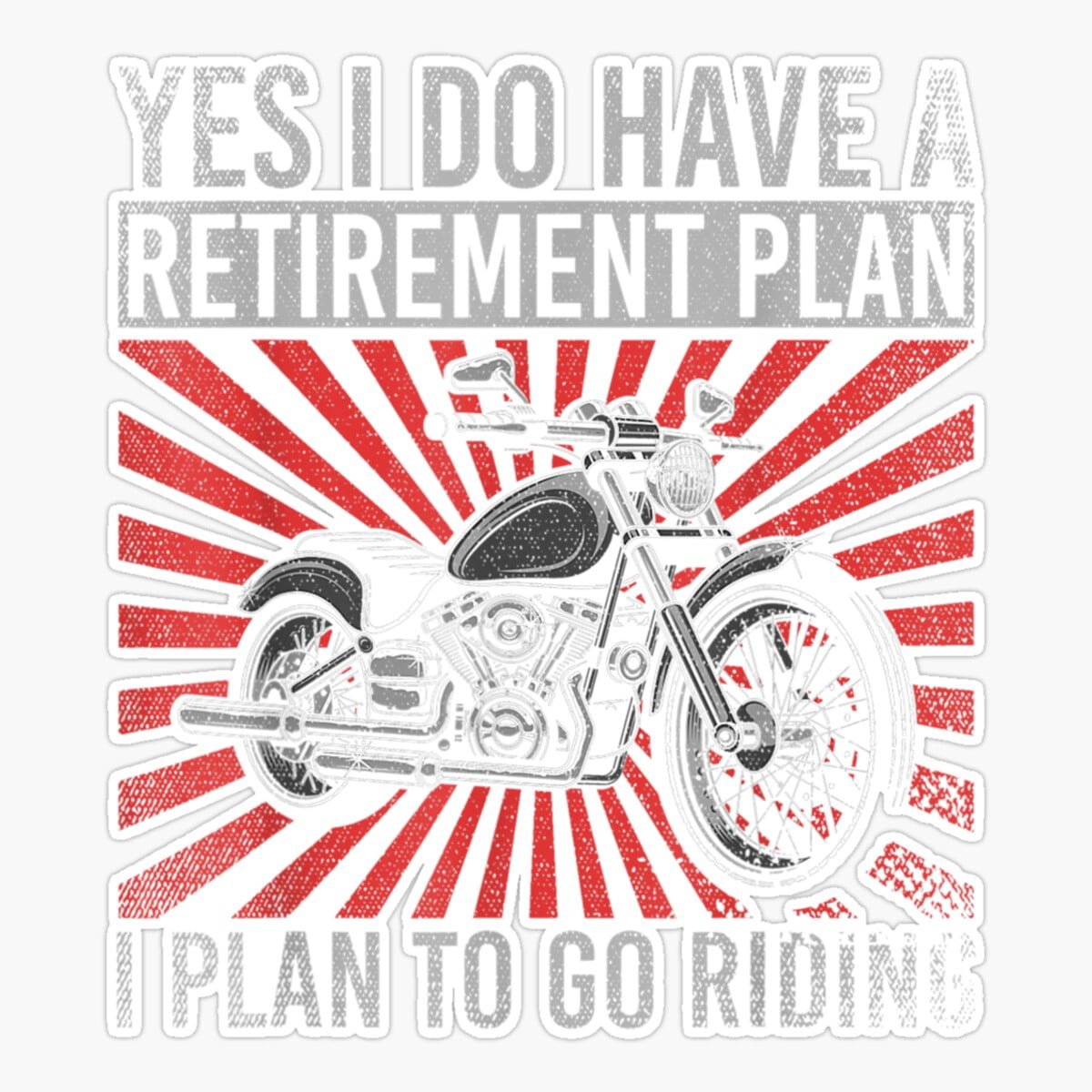Maneki Plan Have Retirement Riding Retired Er, Phone Decal Water Bottle ...