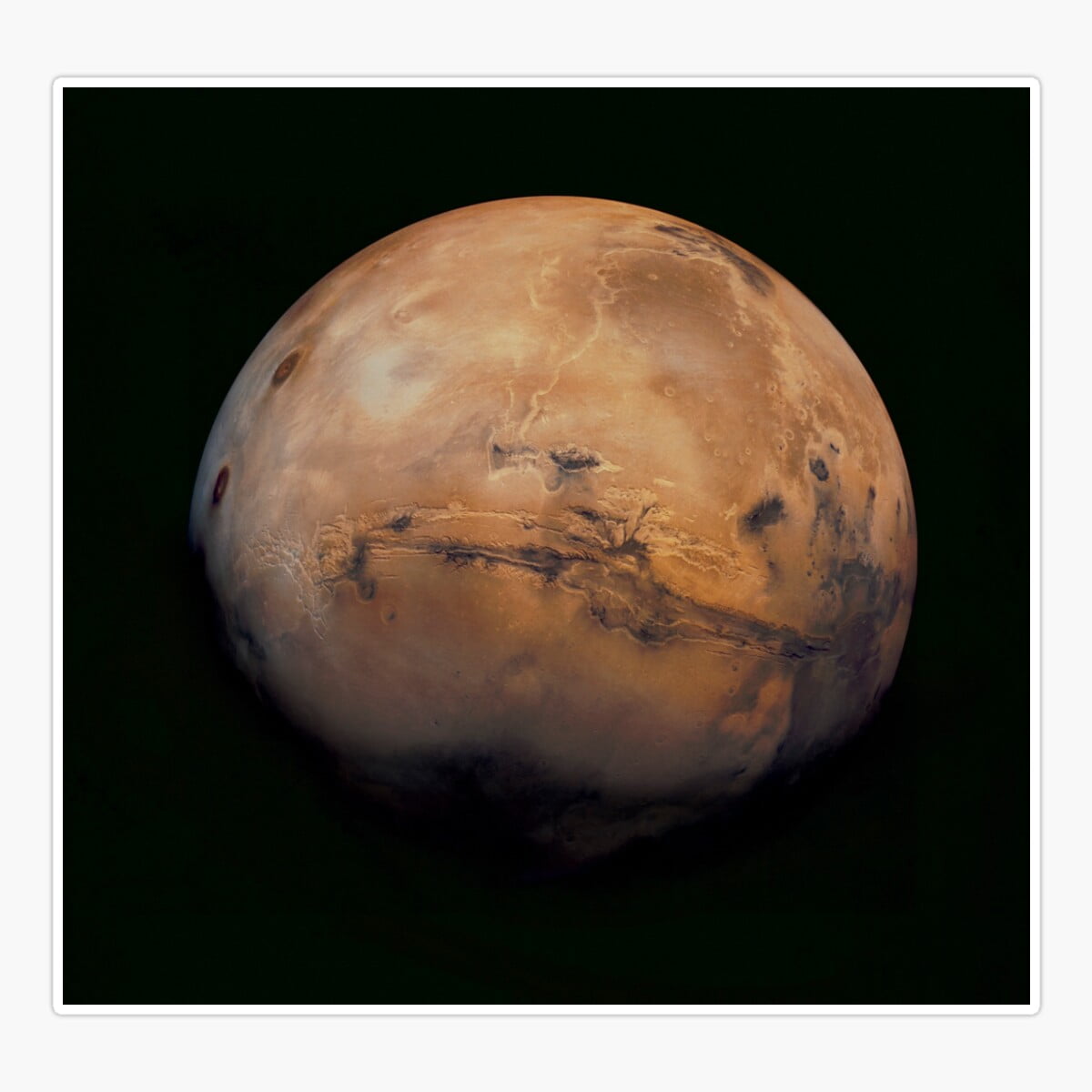 Maneki Planet Mars Sticker, Phone Decal Water Bottle Stickers Car ...