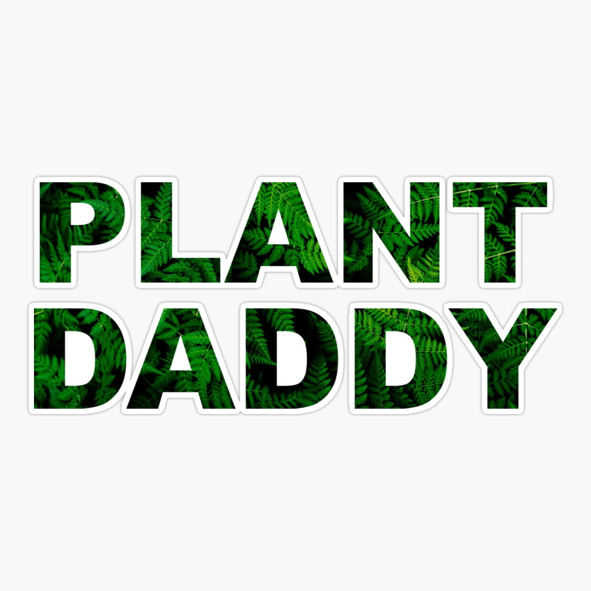 Maneki Plant Daddy Dad Papa Plant Lover Er, Phone Decal Water Bottle ...