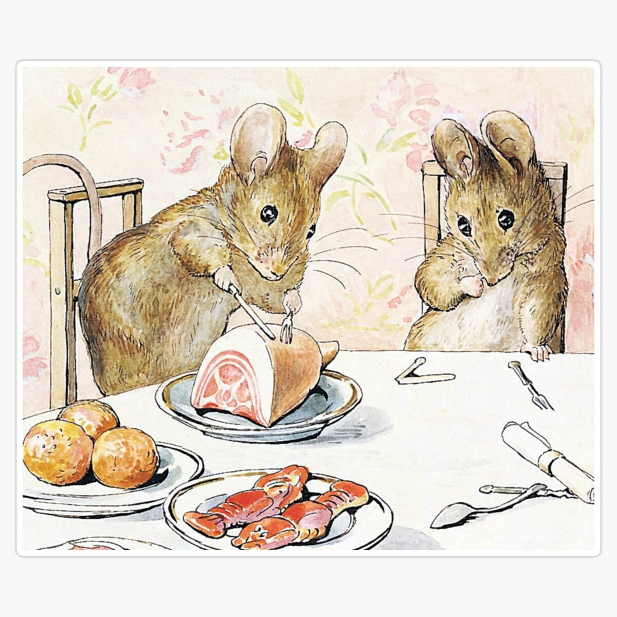 Maneki Plaster Food - The Tale Of Two Bad Mice - Beatrix Potter Er ...