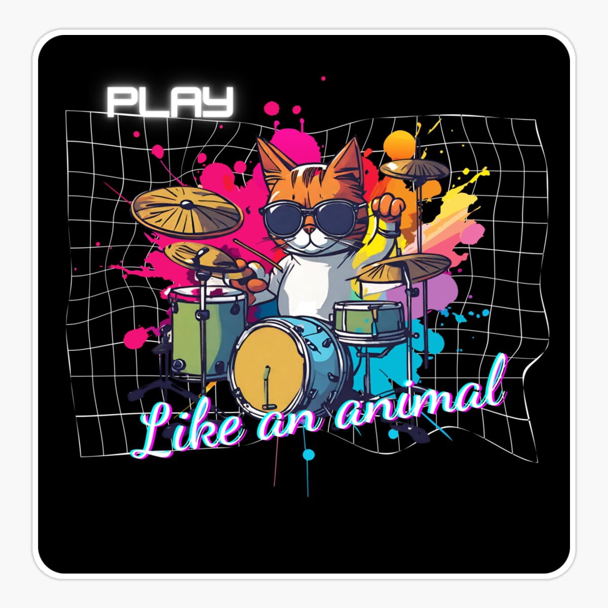 Maneki Play Like An Animal Cat 5 - Jazz Cat - Blues Rock Cat - Pop Rock ...