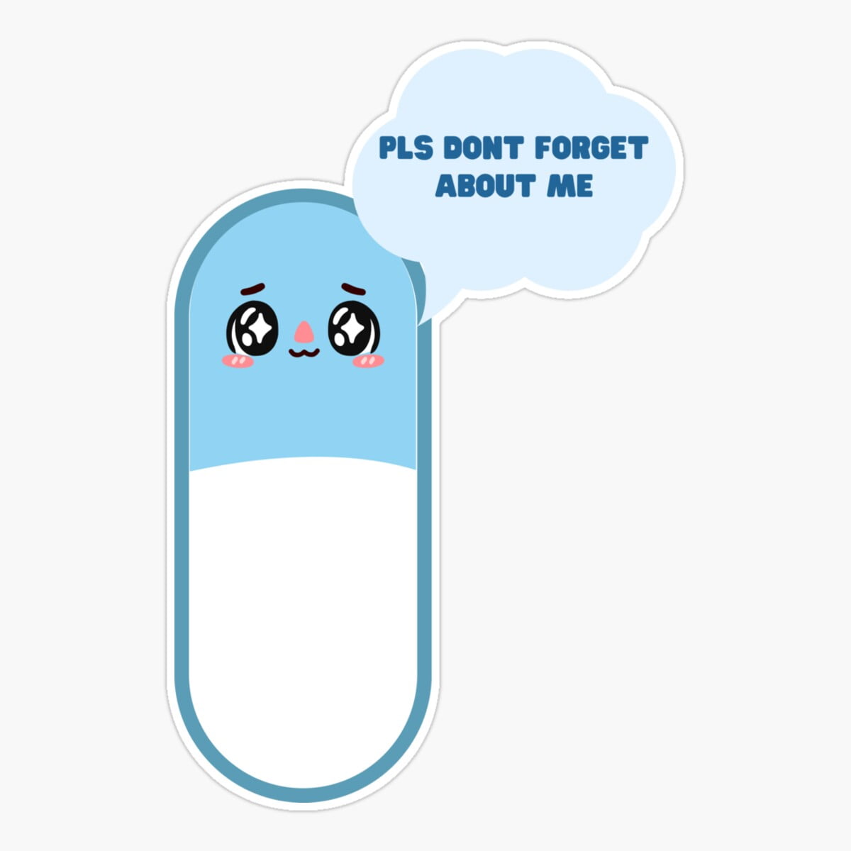 Maneki Pls Don'T Forget Me ! Er, Phone Decal Water Bottle Stickers Car ...