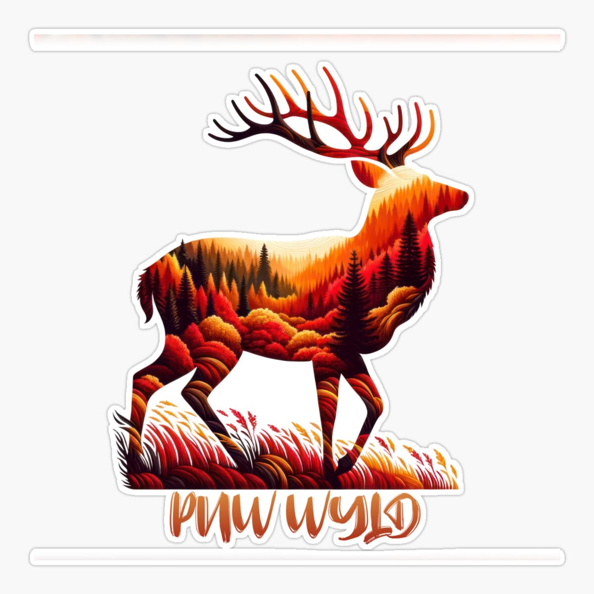Maneki Pnw Wyld Deer Nature Double Exposure, Paciic Northwest, Wildlie ...