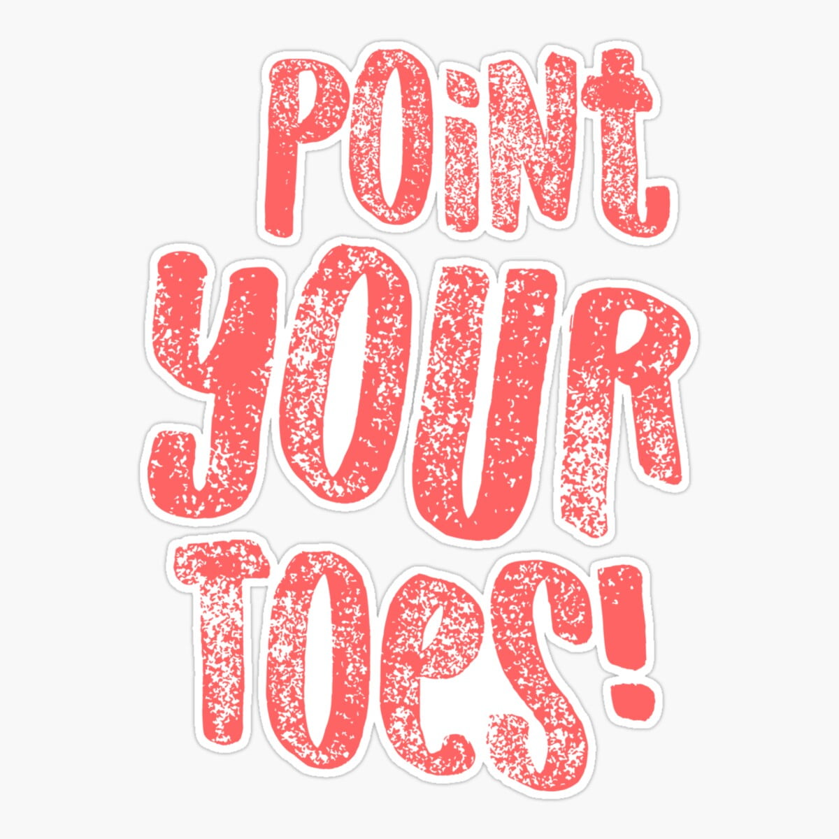 Maneki Point Your Toes Gymnastics Shirt Pink Er, Phone Decal Water ...