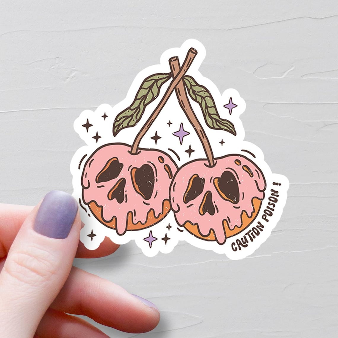 StickerCraft Poison Apple Er, Vinyl Ers, Spooky Cute Ers, Ers, Goth Ers ...