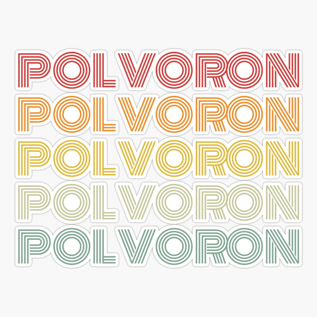 Maneki Polvoron Retro Style Sticker, Phone Decal Water Bottle Stickers ...