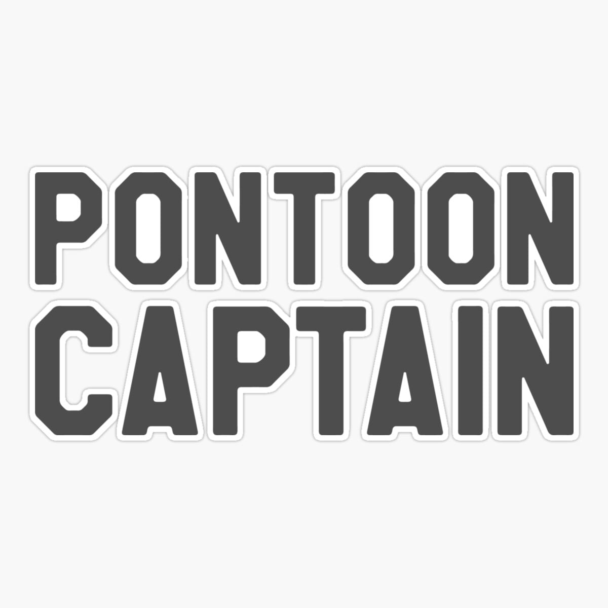 Maneki Pontoon Captain - Nautical Pontoon Boating Lover Git Idea Er ...