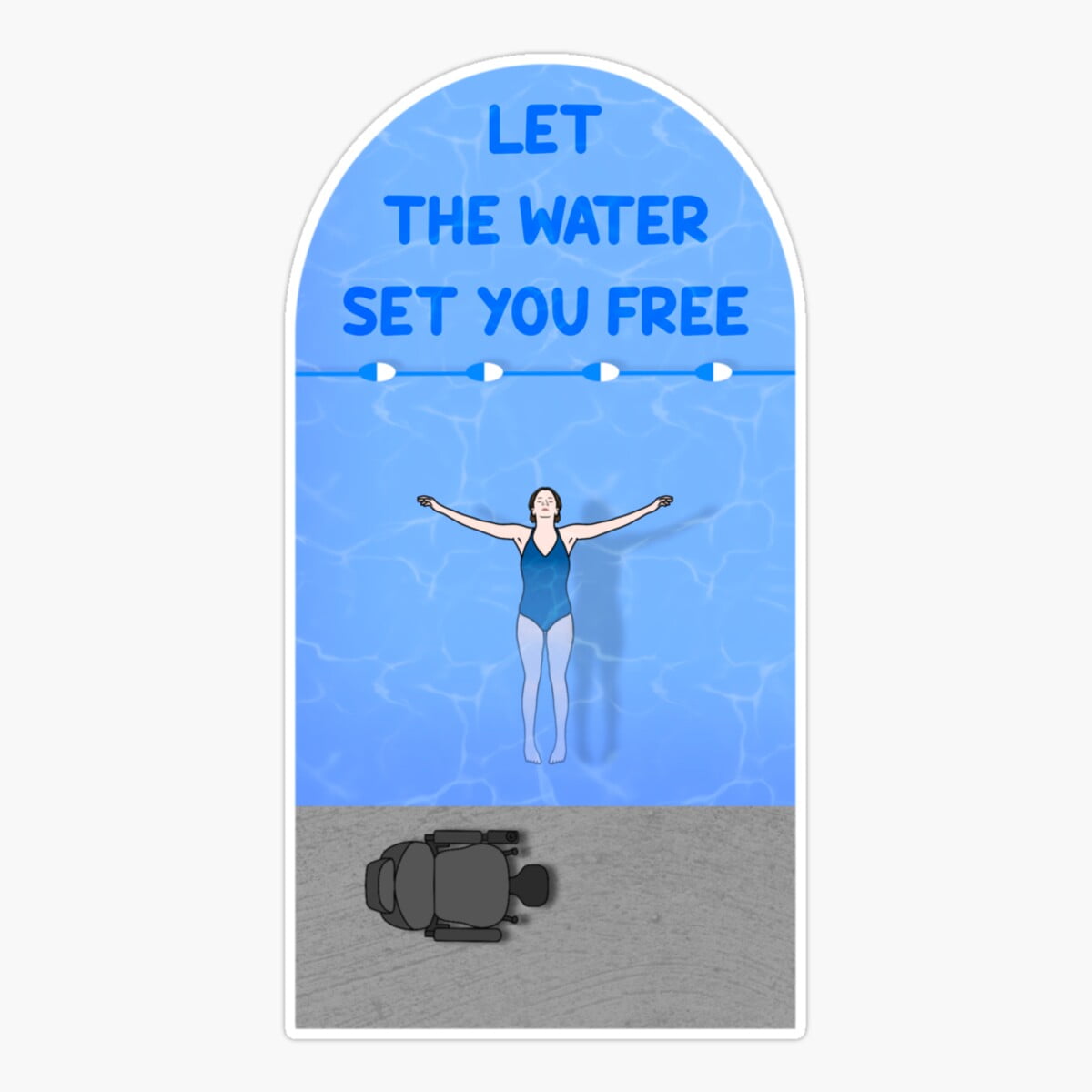 Maneki Pool Therapy Er, Phone Decal Water Bottle Stickers Car Decals ...
