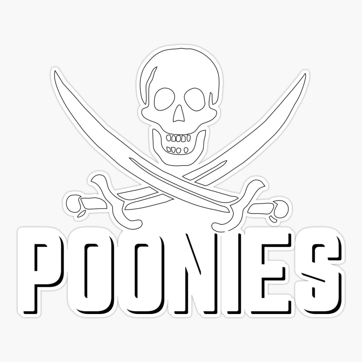 Maneki Poonies Funny Adult Humor Er, Phone Decal Water Bottle Stickers ...