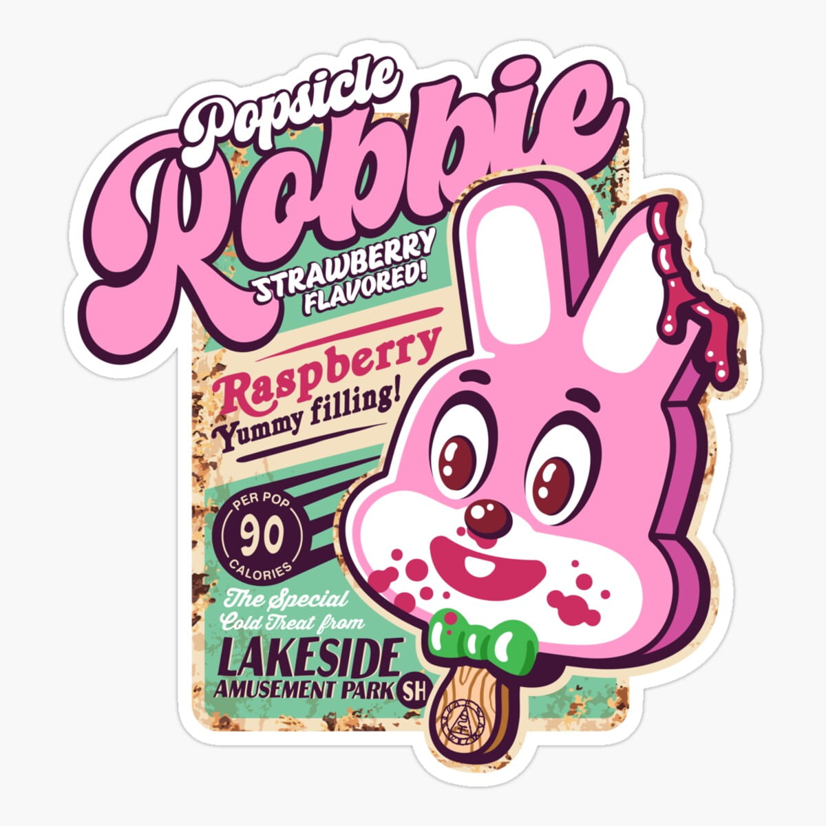 Maneki Popsicle Robbie V2 Er, Phone Decal Water Bottle Stickers Car ...