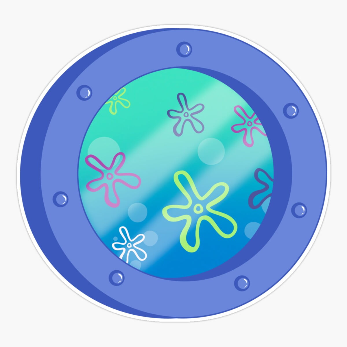 Maneki Port Window Sticker, Phone Decal Water Bottle Stickers Car ...