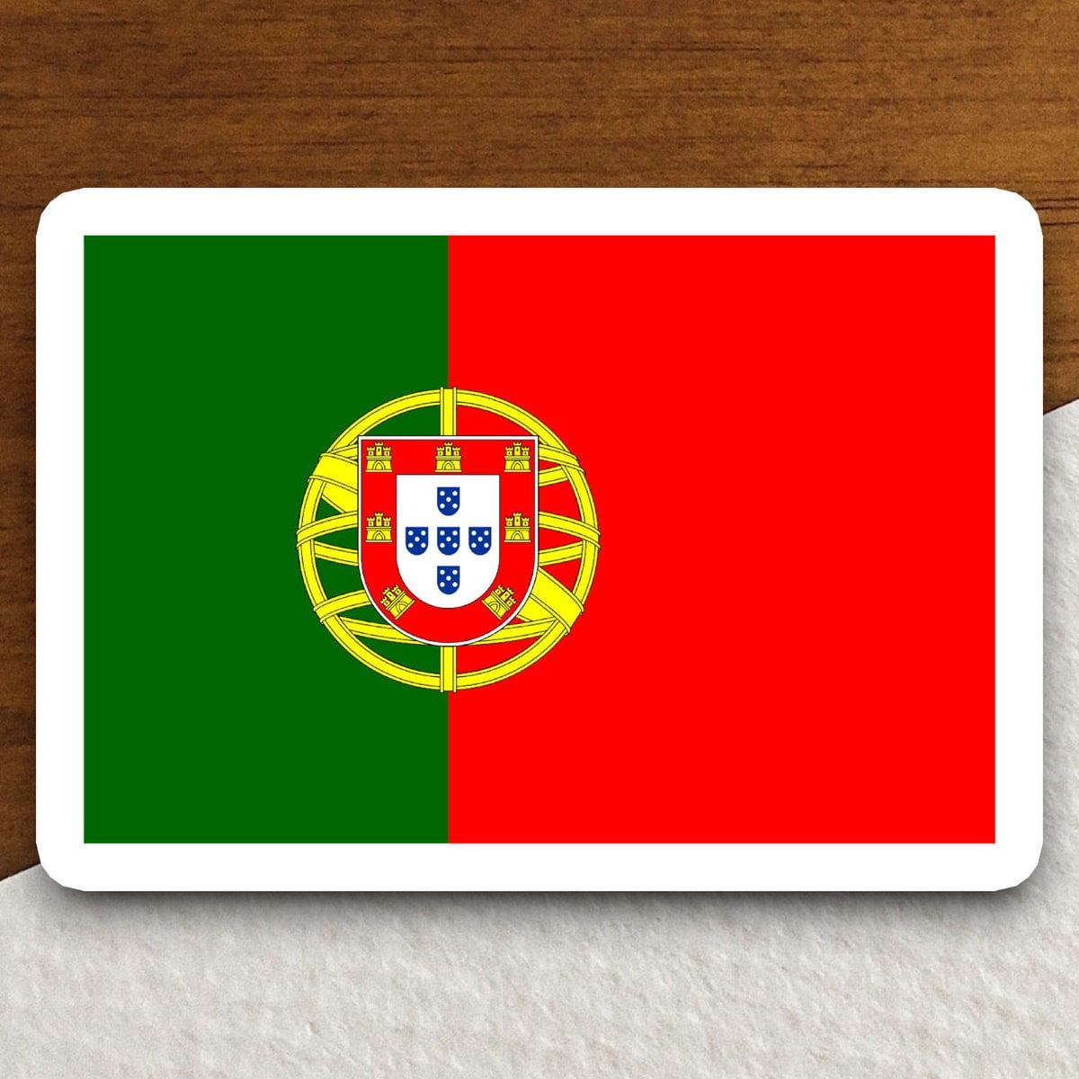 Maneki Portugal Country Flag Sticker, International Country Sticker ...
