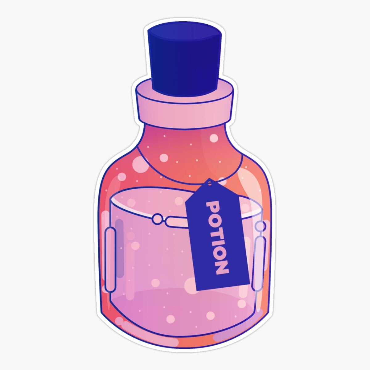 Maneki Potion Er, Phone Decal Water Bottle Stickers Car Decals, Funny ...