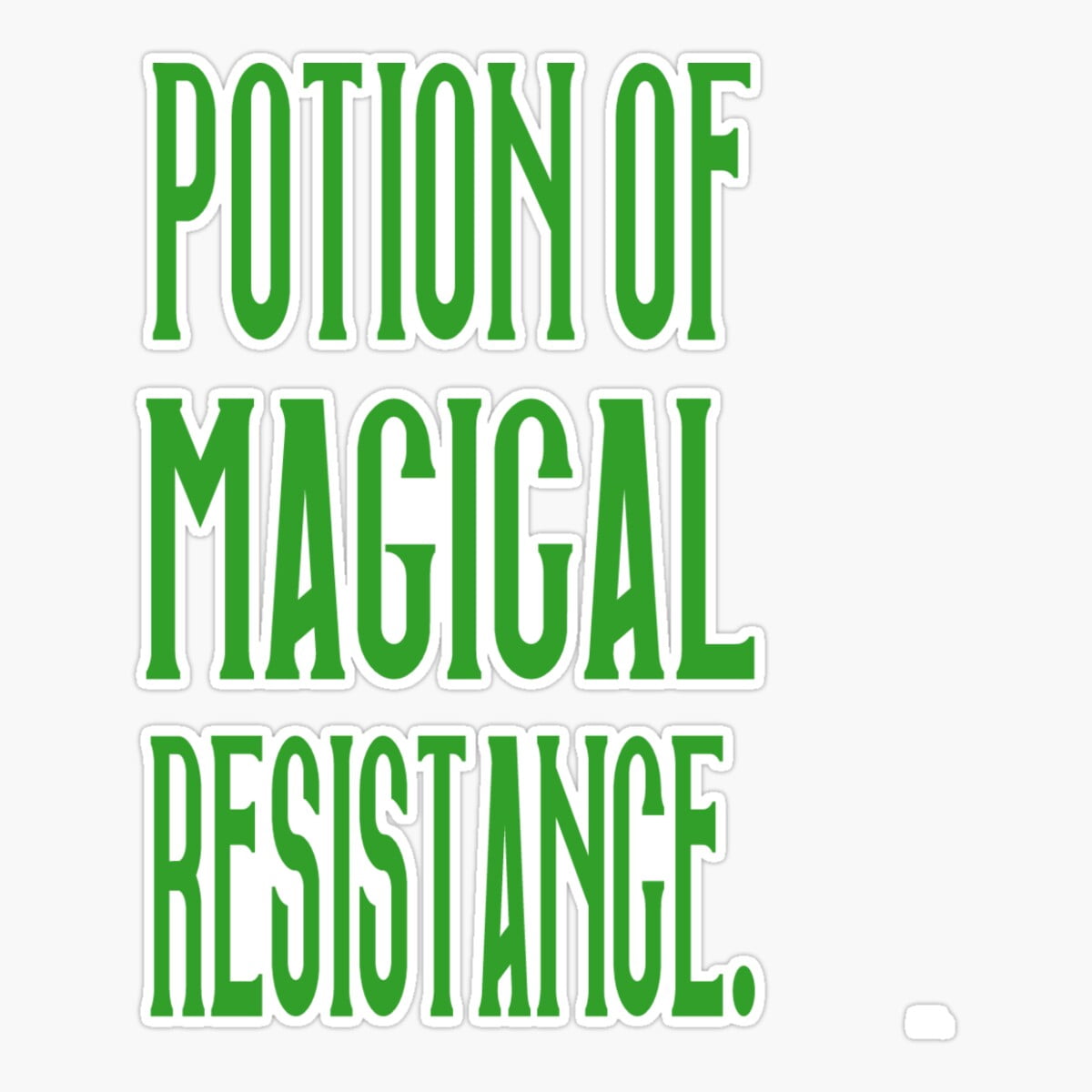 Maneki Potion Of Magical Resistance Beverage Drink Er, Phone Decal ...