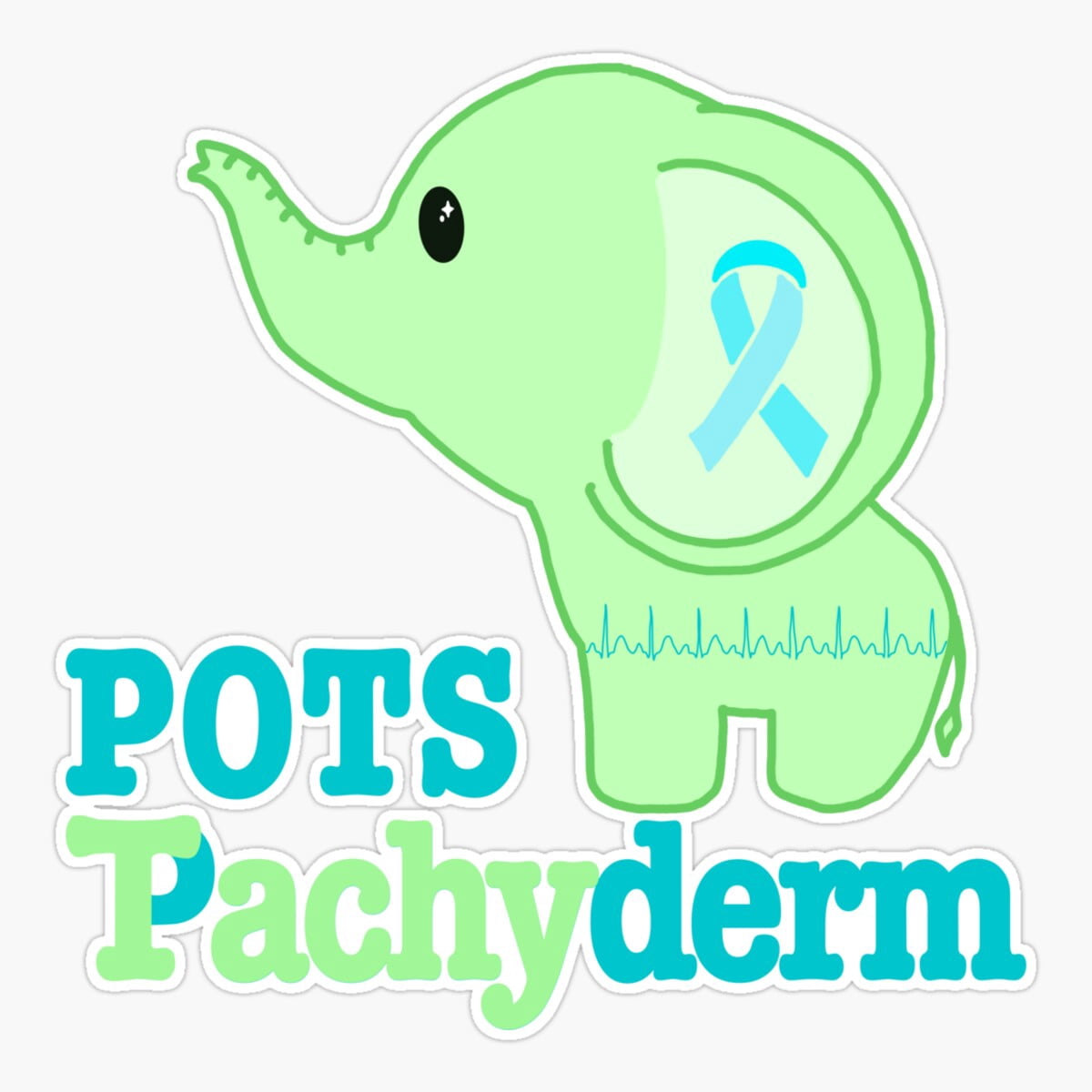 Maneki Pots Pachyderm Er, Phone Decal Water Bottle Stickers Car Decals ...