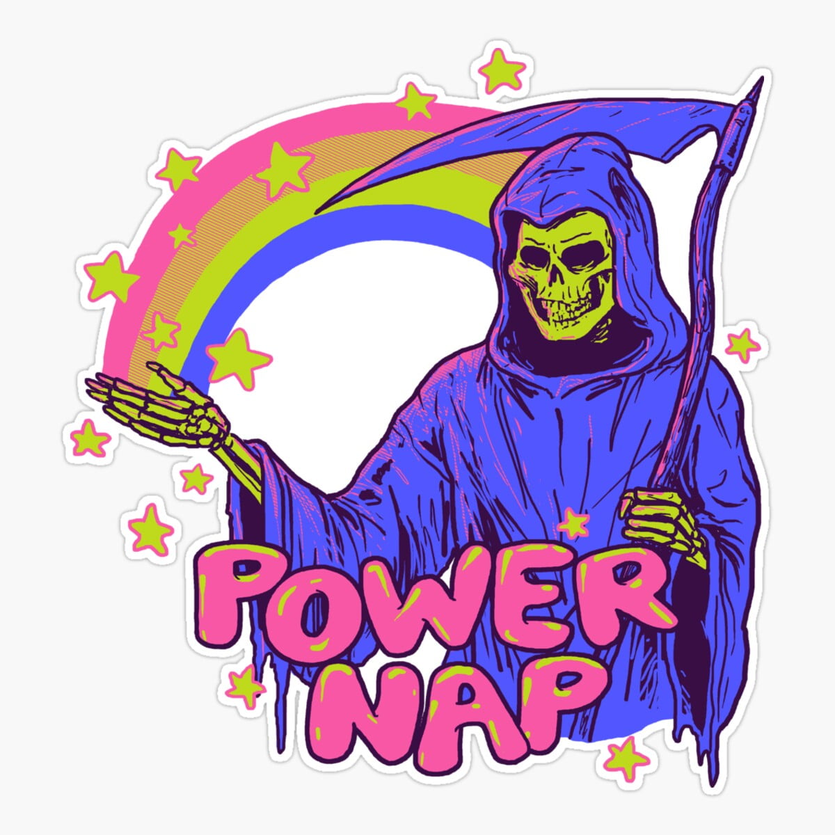 Maneki Power Nap Er, Phone Decal Water Bottle Stickers Car Decals ...