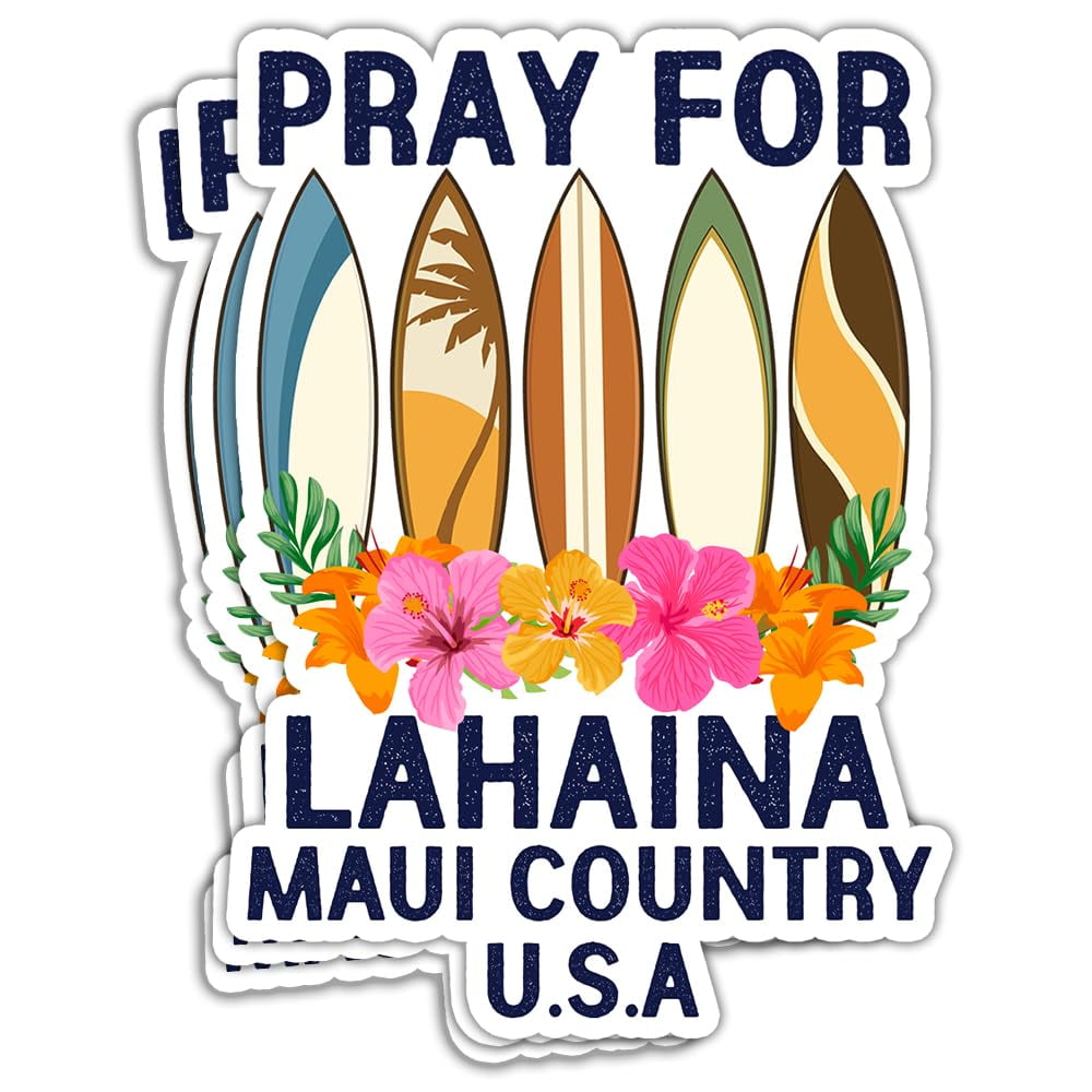 Maneki Pray for Lahaina Maui Sticker Lahaina Maui Fire Survivor Sticker ...