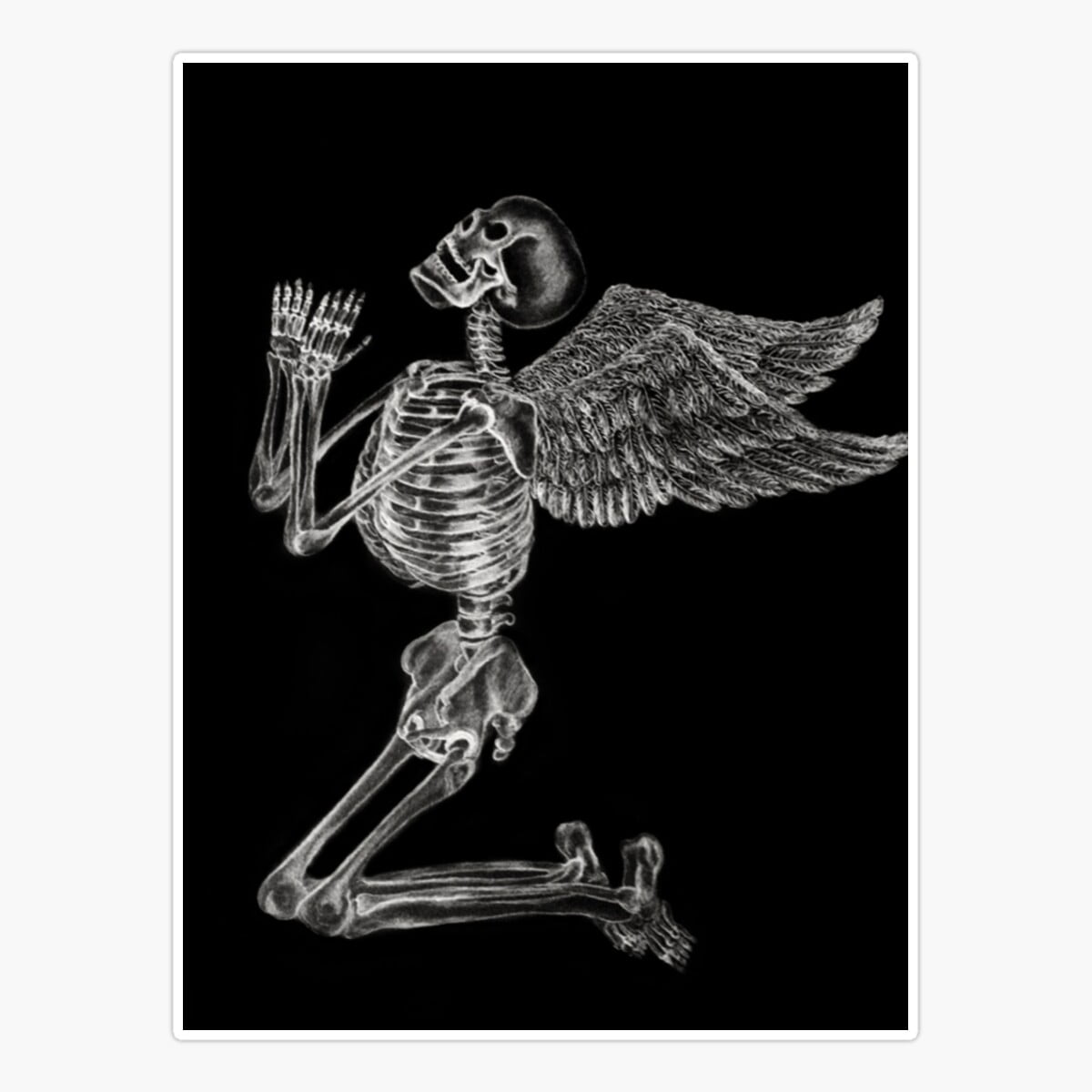 Maneki Praying Angel Er, Phone Decal Water Bottle Stickers Car Decals ...