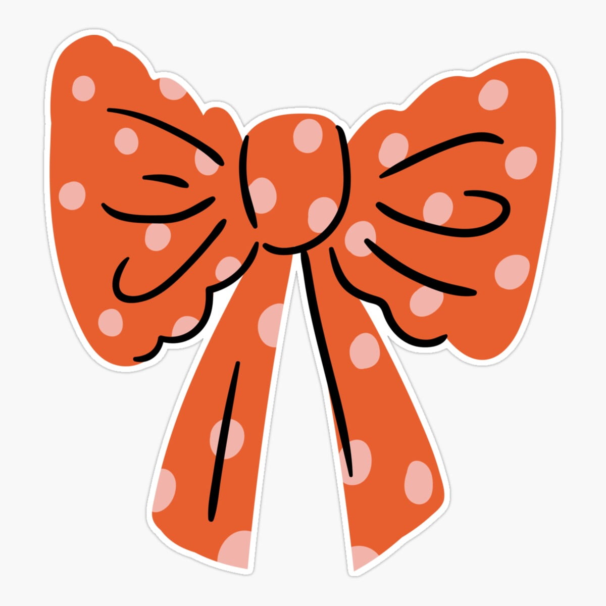 Maneki Preppy Bow Pattern Er, Phone Decal Water Bottle Stickers Car ...