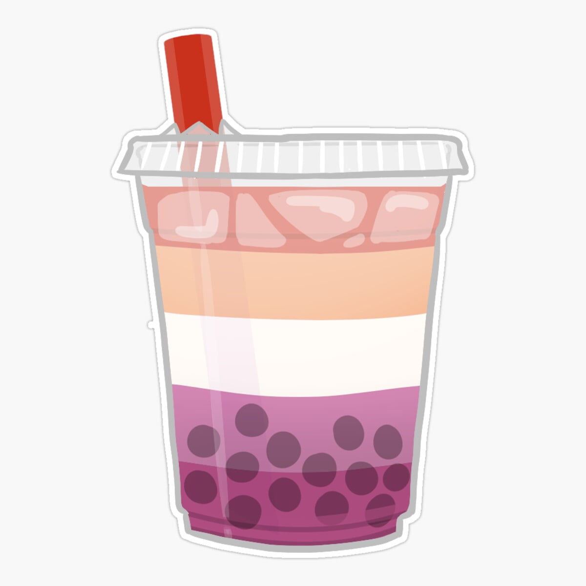 Maneki Pride Boba Tea - Er, Phone Decal Water Bottle Stickers Car ...