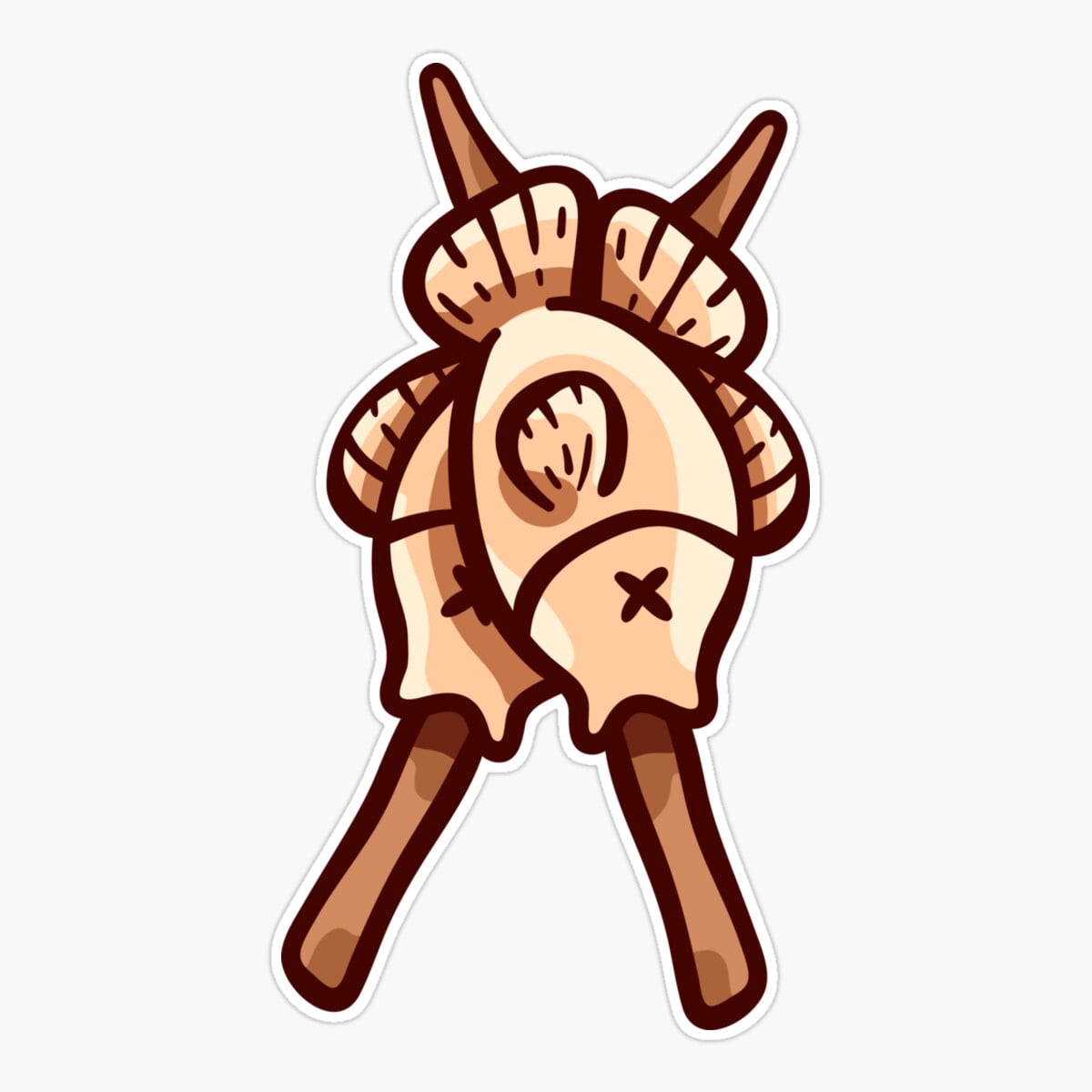 Maneki Primative Cooking - Cooking Ish Over Campire Sticker, Phone ...