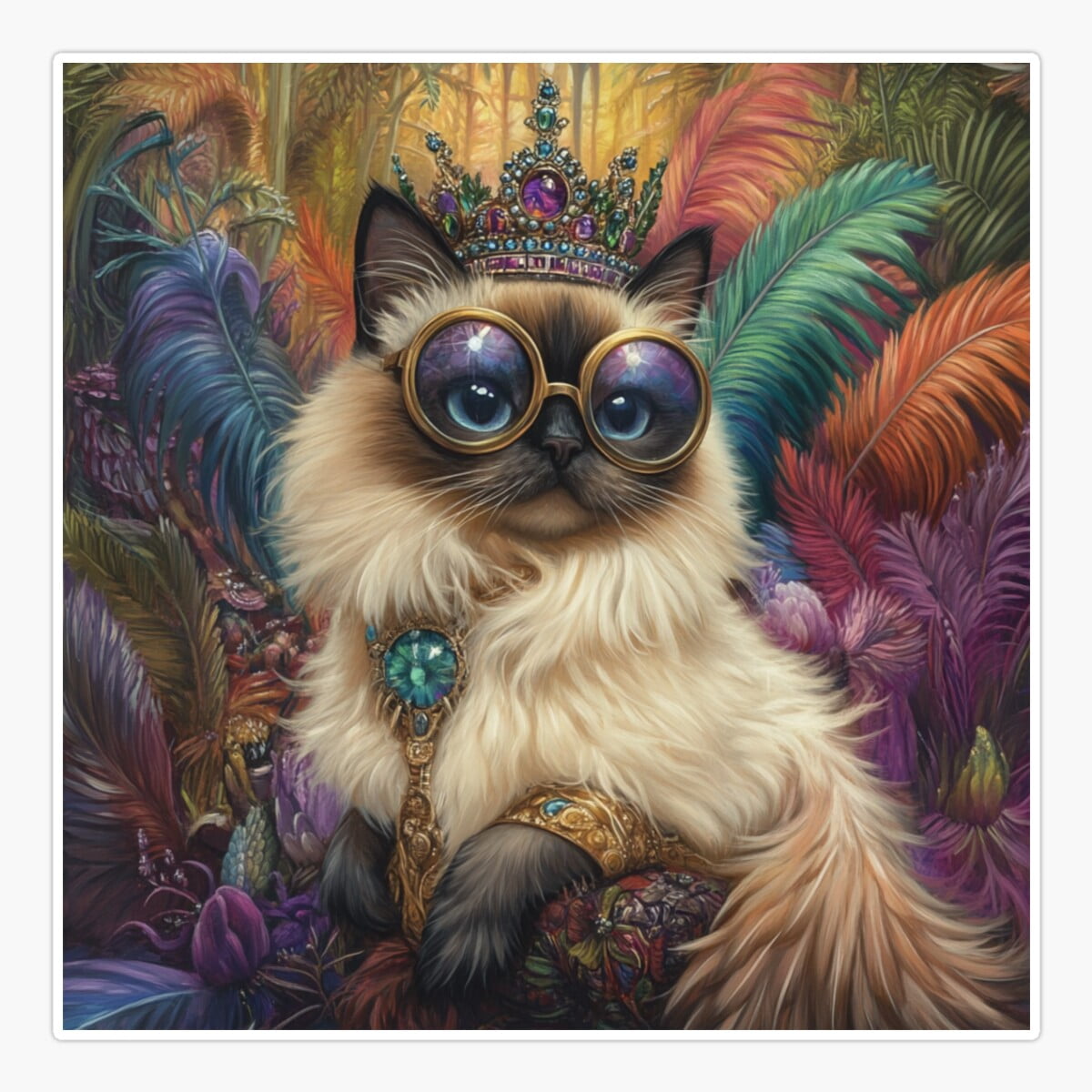 Maneki Princess Donut The Queen Anne Chonk Sticker, Phone Decal Water ...