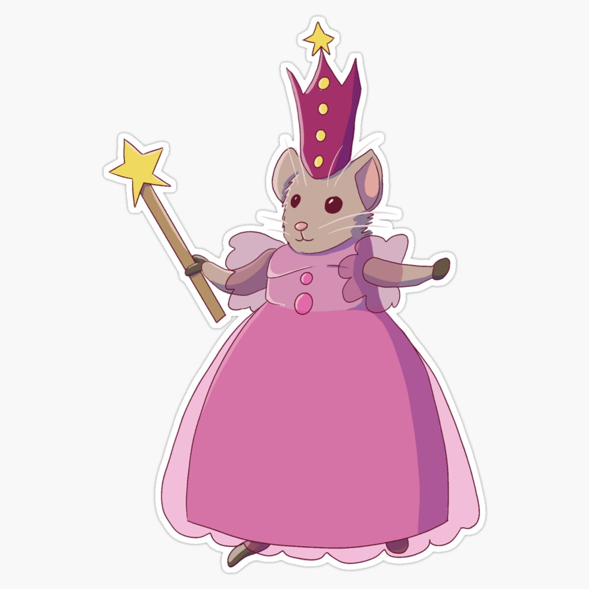 Maneki Princess Mouse Er, Phone Decal Water Bottle Stickers Car Decals ...