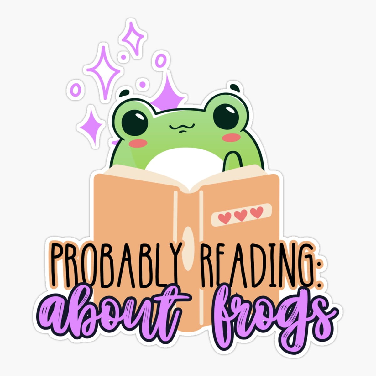 Maneki Probably Reading About Rogs. Reading Rog Sticker, Phone Decal ...