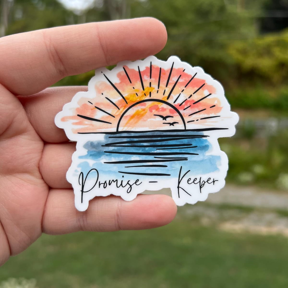 Maneki Promise Keeper Sticker, Christian Woman Gift, Christian Bible ...