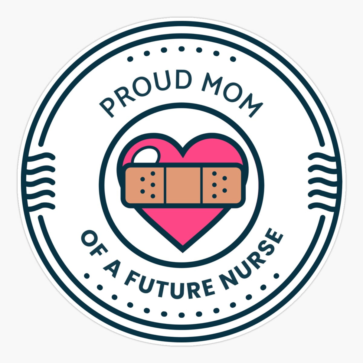 Maneki Proud Mom Of A Future Nurse Er, Phone Decal Water Bottle ...