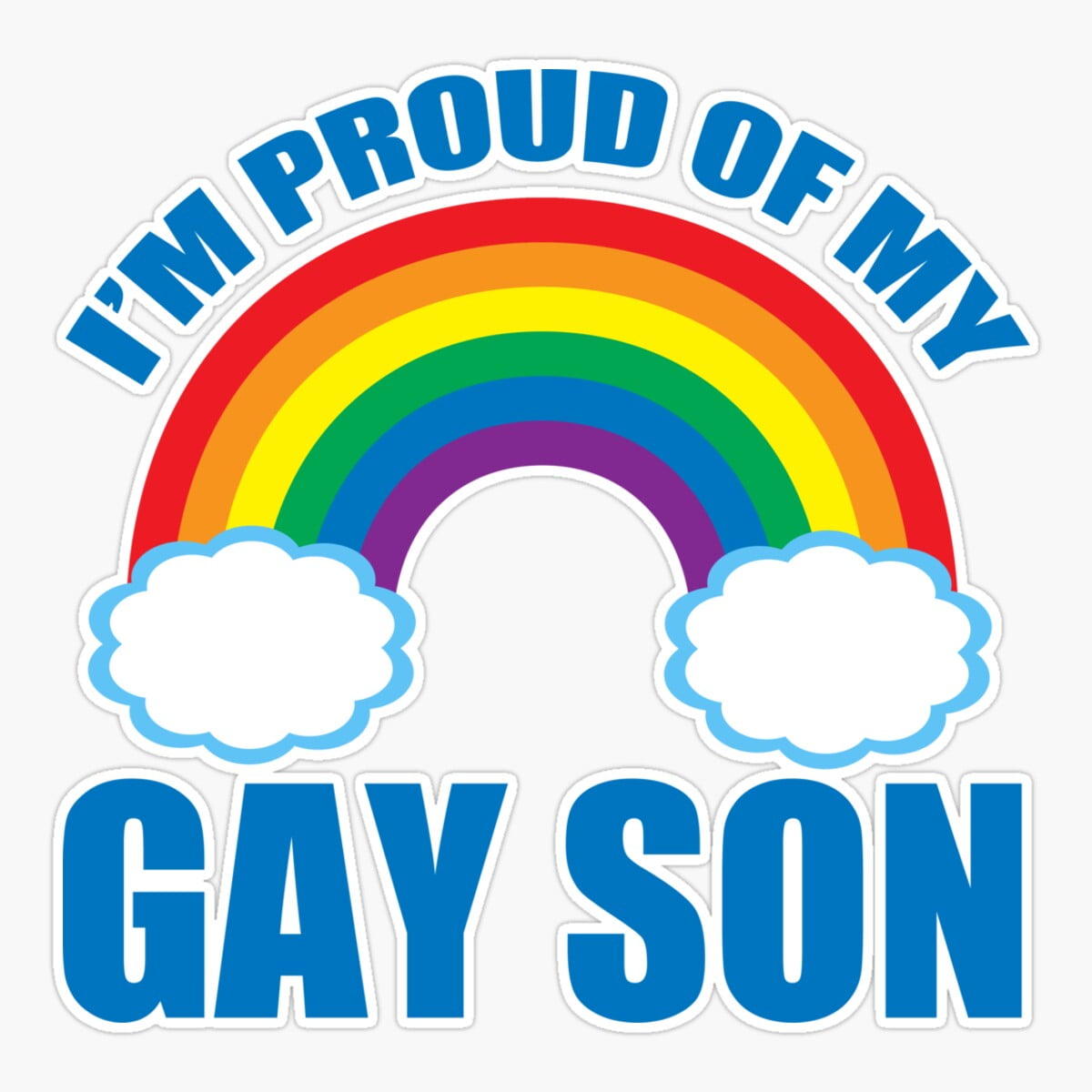 Maneki Proud Of My Son Er, Phone Decal Water Bottle Stickers Car Decals ...