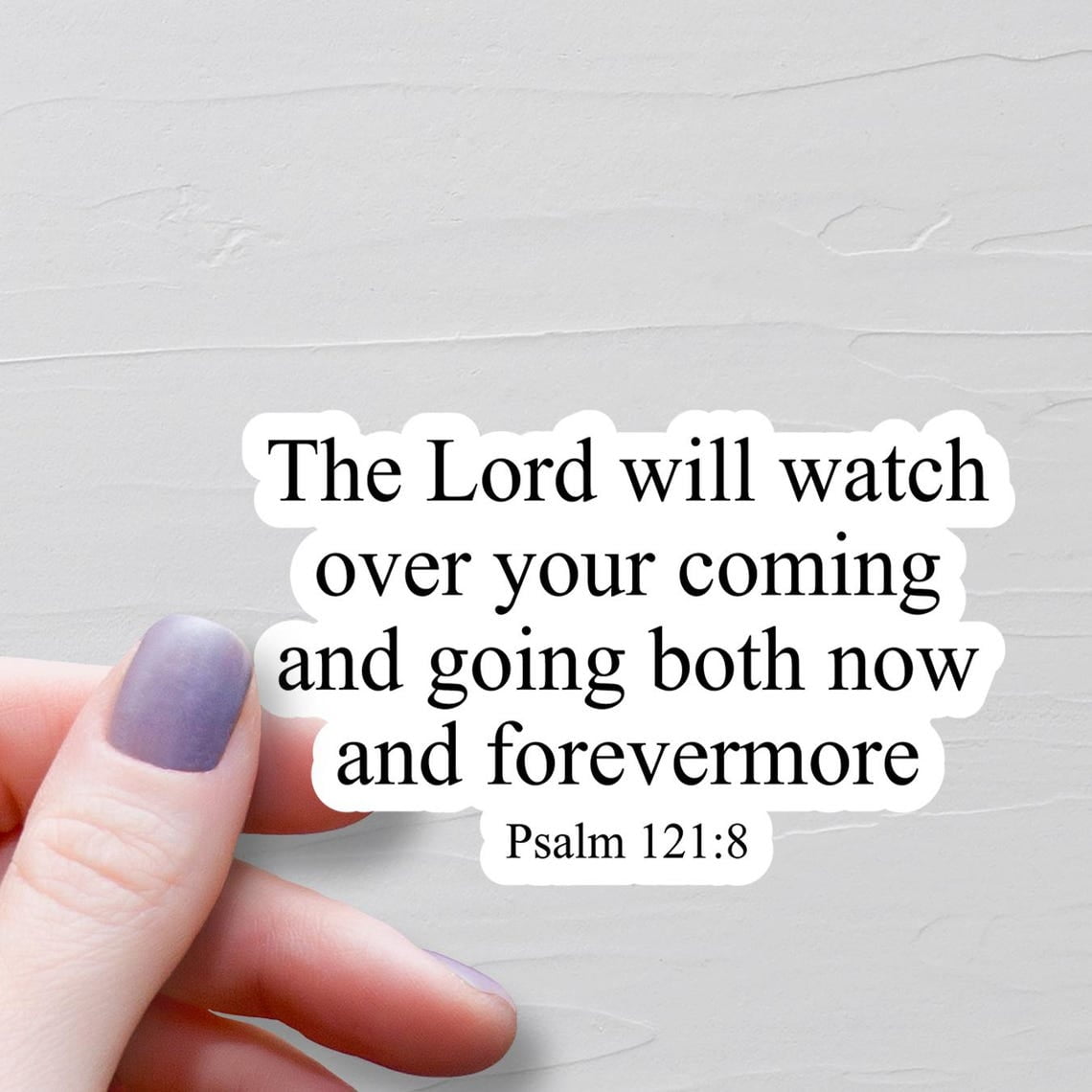 Maneki Psalm 121:8 Er, Vinyl Christian Ers, The Lord Will Watch Over ...