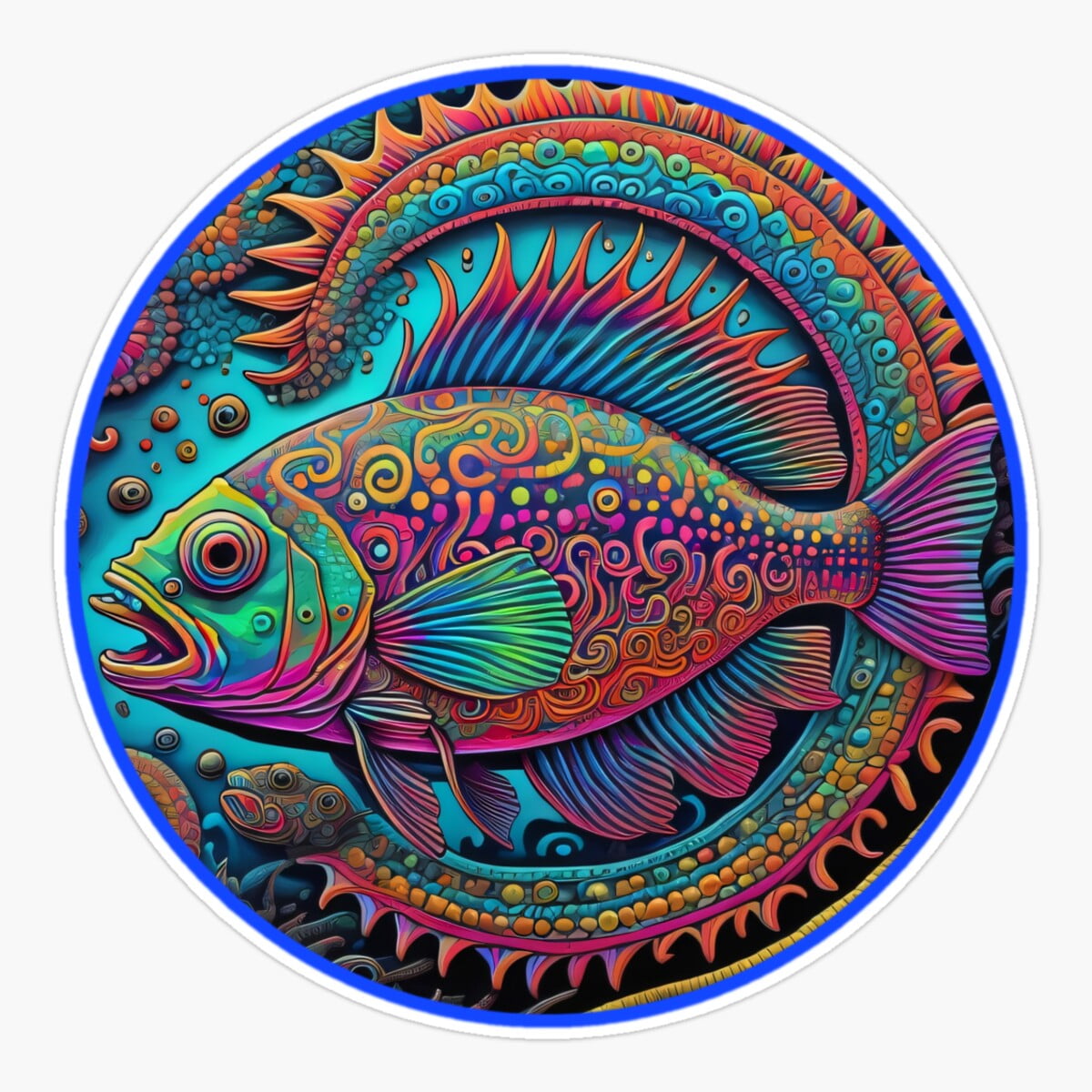 Maneki Psychedelic Ish Er, Phone Decal Water Bottle Stickers Car Decals ...