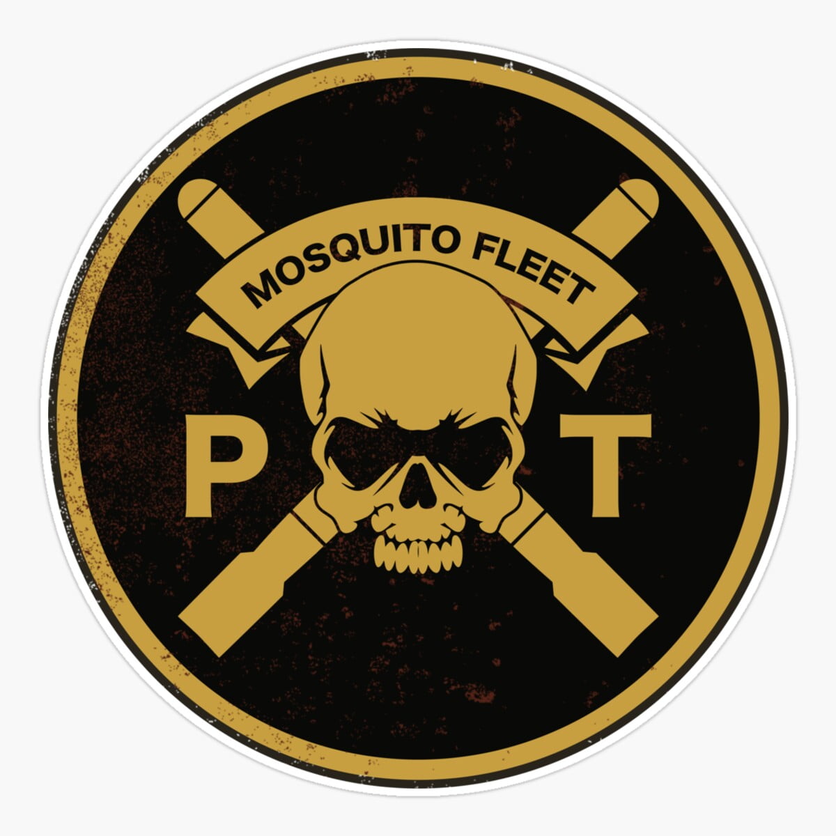 Maneki Pt Boat Patch (Distressed) Er, Phone Decal Water Bottle Stickers ...