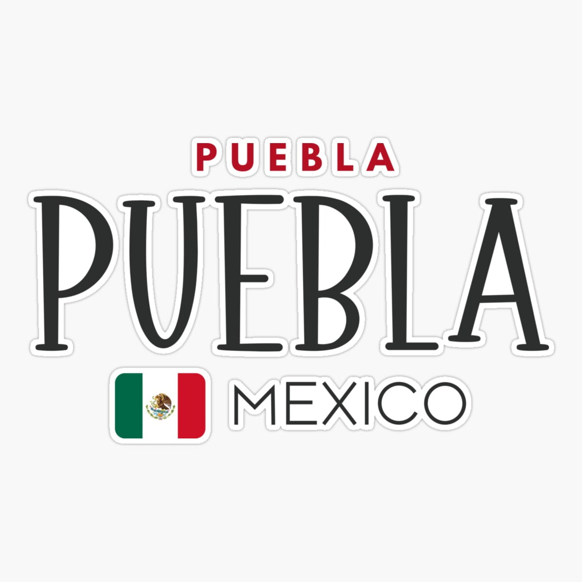 Maneki Puebla - Puebla - Mexico Sticker, Phone Decal Water Bottle ...