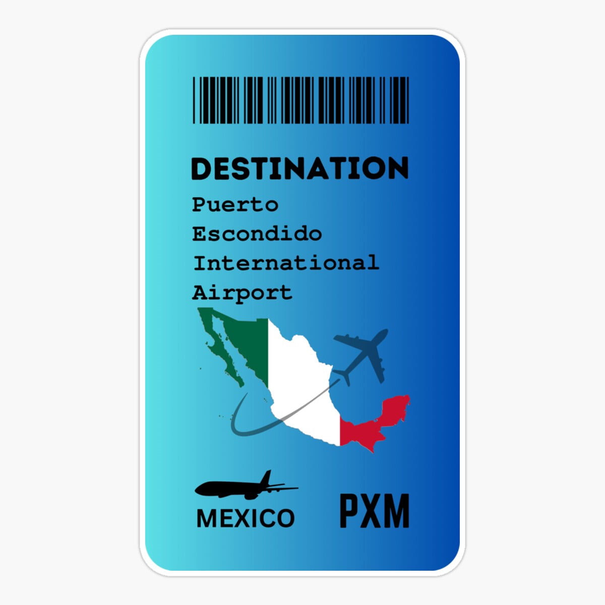 Maneki Puerto Escondido International Airport Mexico Baggage Tag ...