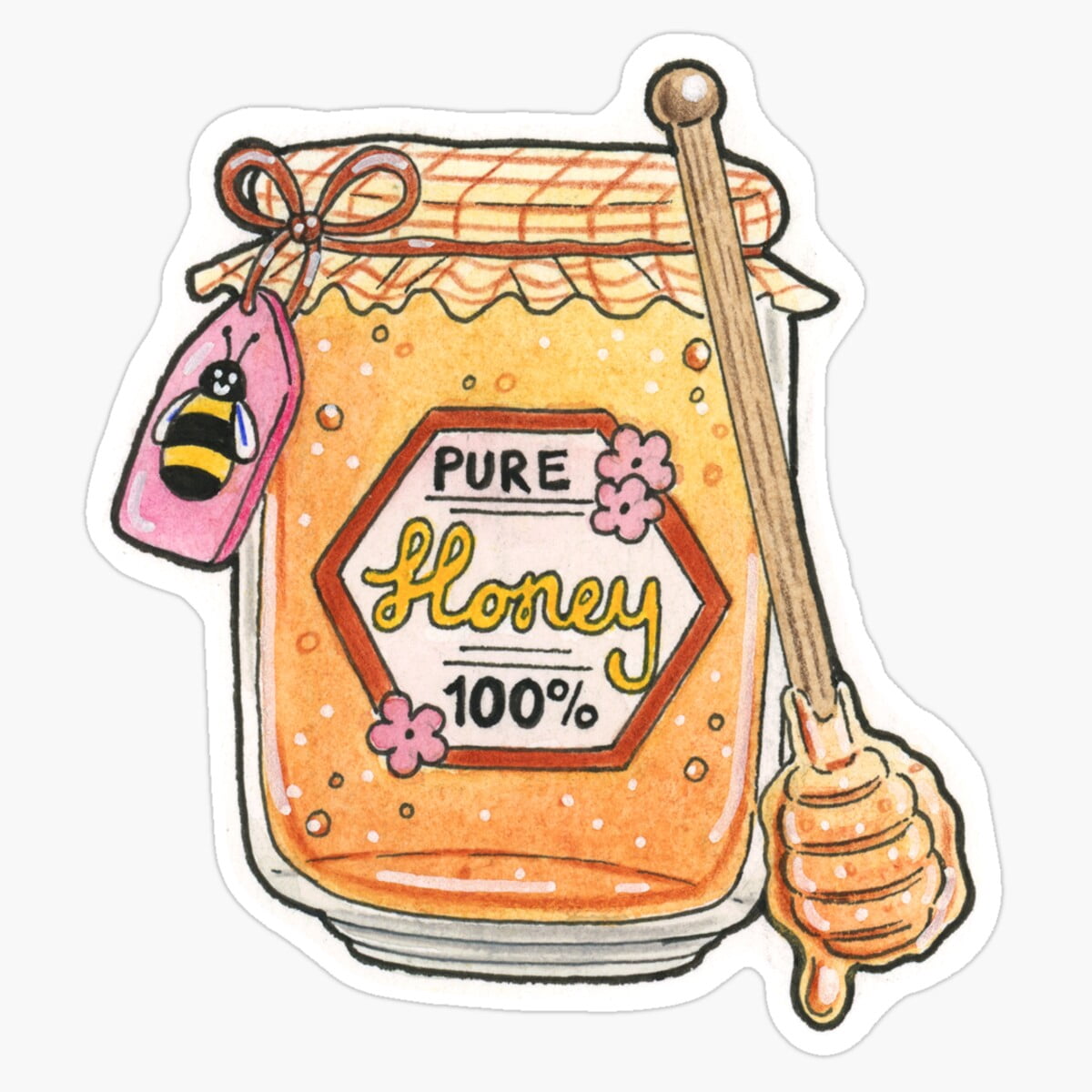 Maneki Pure Honey Er, Phone Decal Water Bottle Stickers Car Decals ...