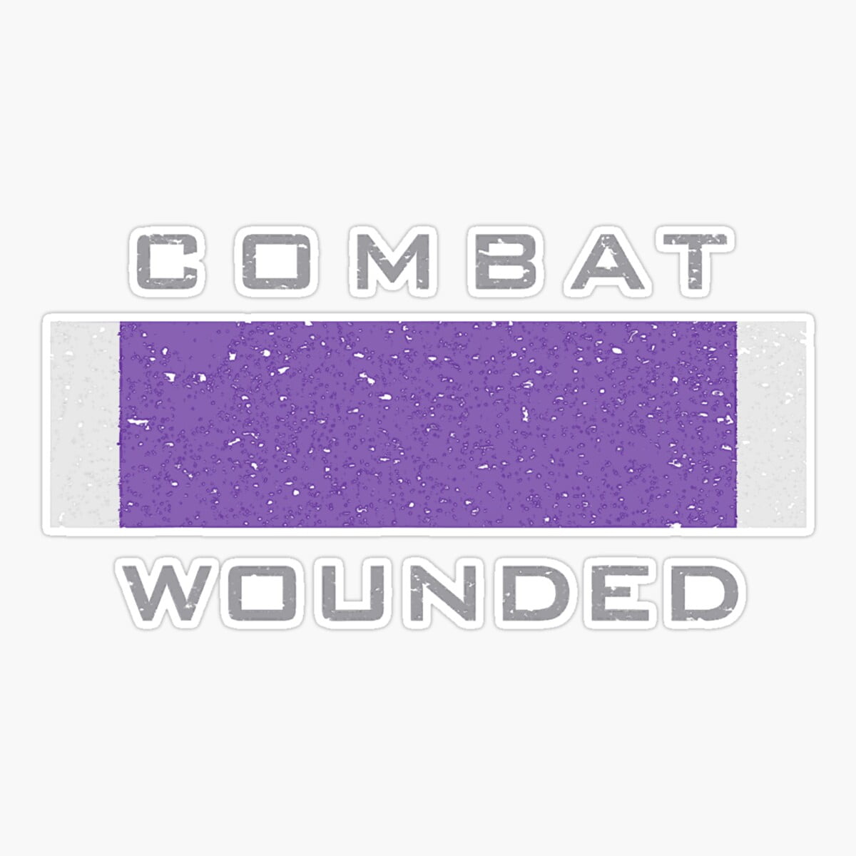 Maneki Purple Heart Award Veteran Combat Er, Phone Decal Water Bottle ...