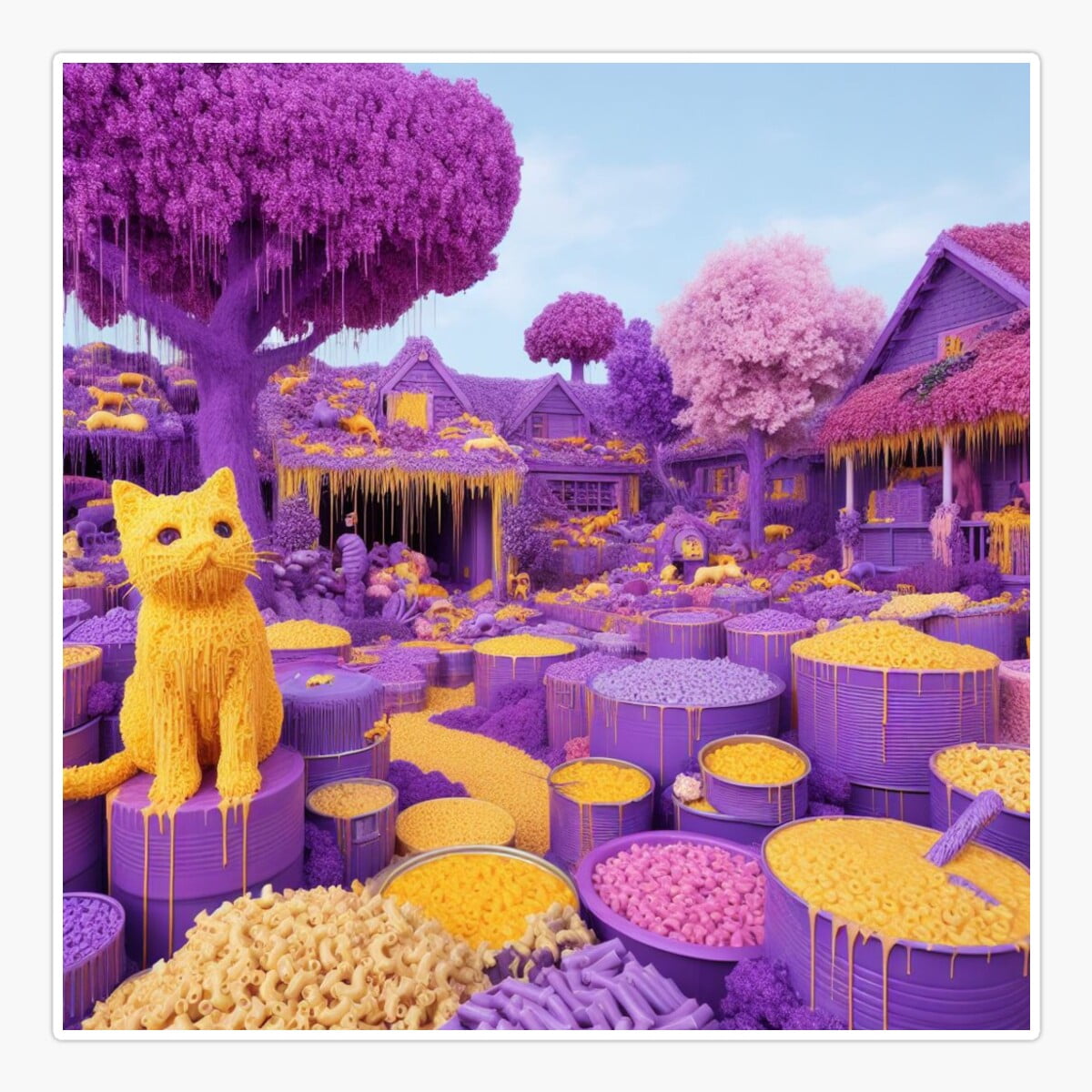 Maneki Purrecting The Recipe Sticker, Phone Decal Water Bottle Stickers ...