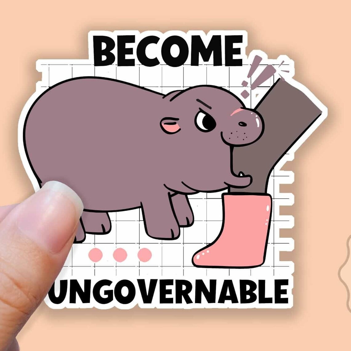 Maneki Pygmy Hippo Er, Become Ungovernable, Funny , Funny Hippopatumus ...