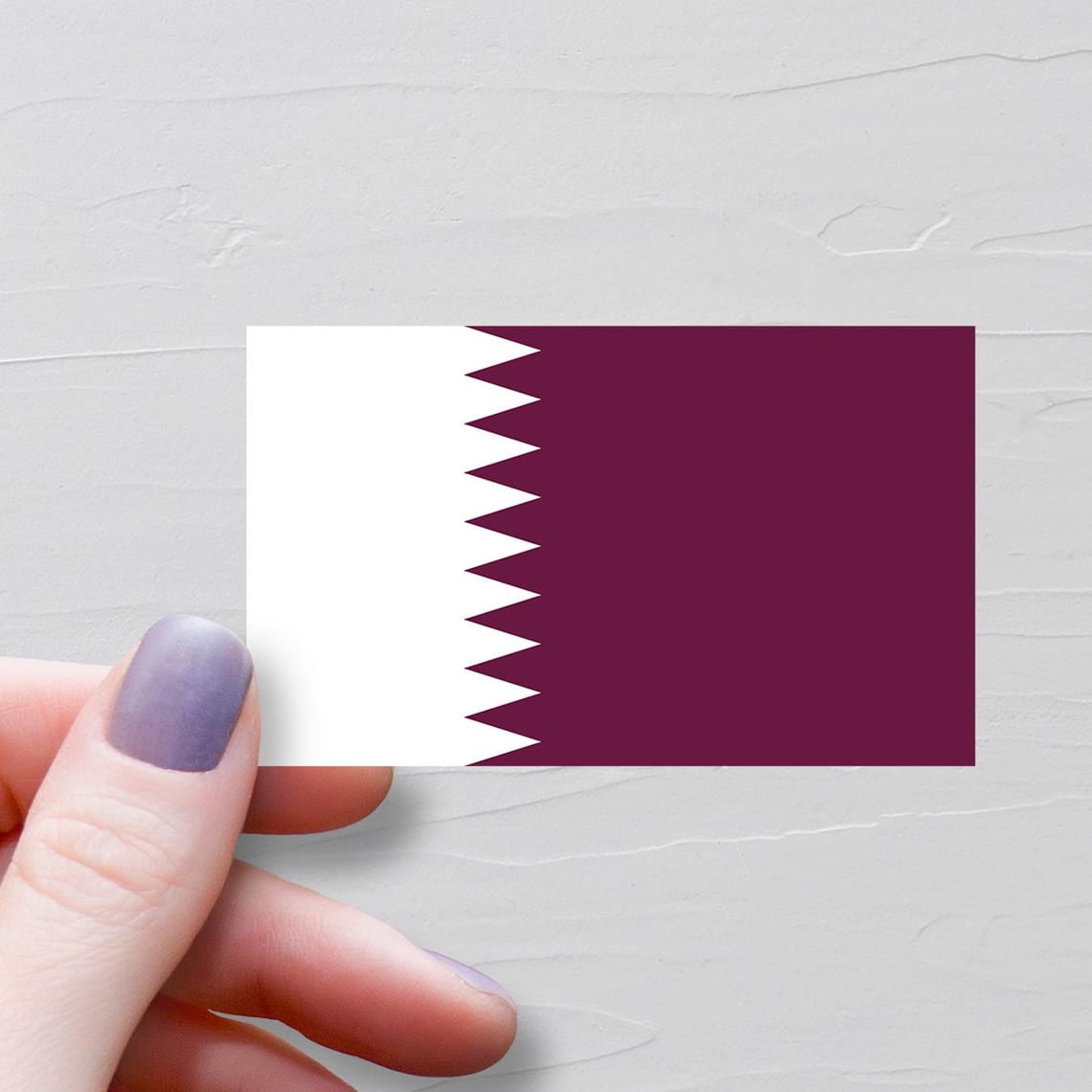 Maneki Qatar Flag Er, Vinyl Travel Ers, Qataris Ers, World Flags, Water ...