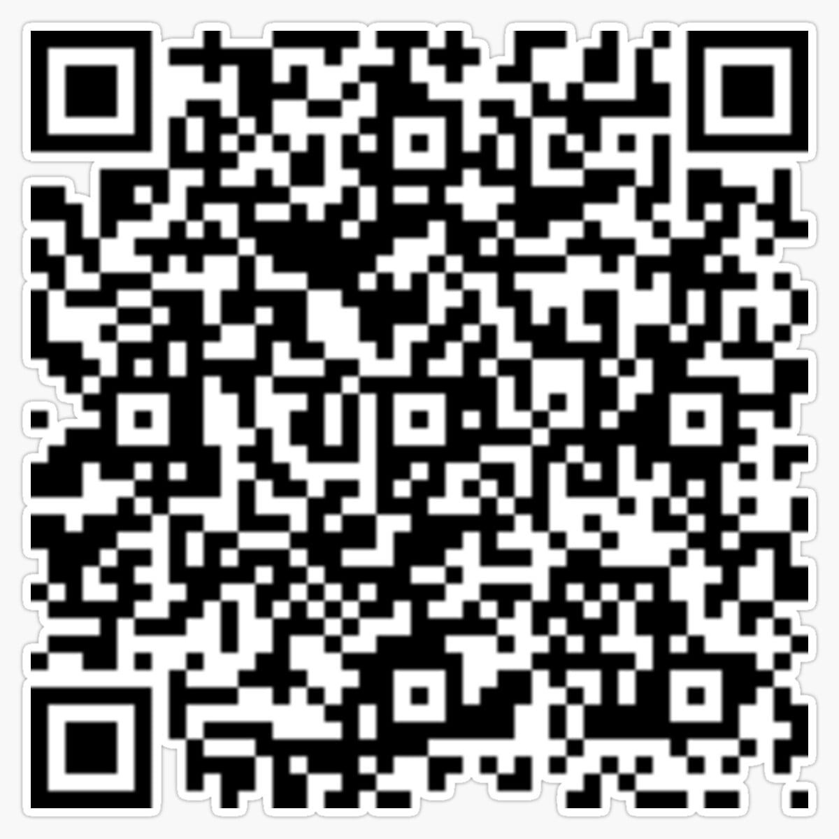 Maneki Qr Code To The Bible Er, Phone Decal Water Bottle Stickers Car ...