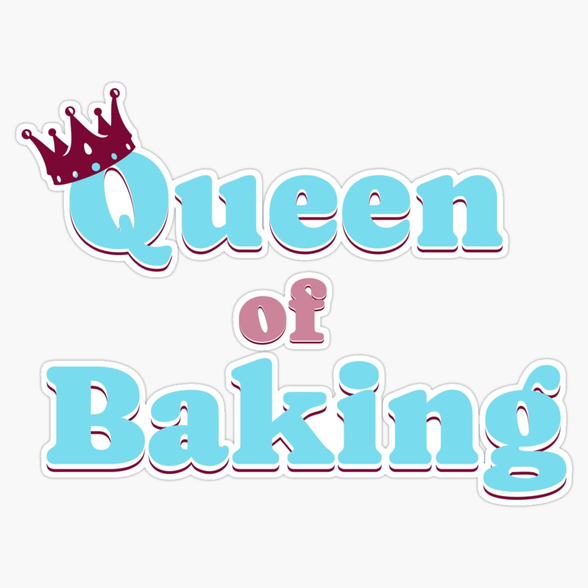 Maneki Queen Of Baking Er, Phone Decal Water Bottle Stickers Car Decals ...